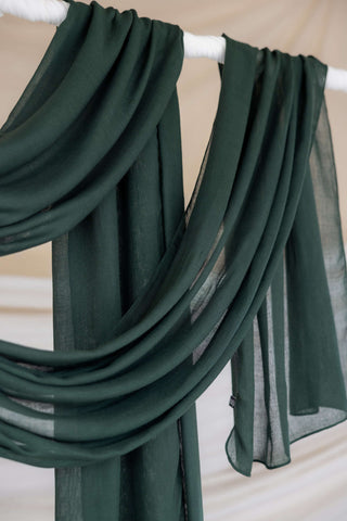 Forest Green Hijab | Dark Green & Olive Green Chiffon Hijabs – Vela