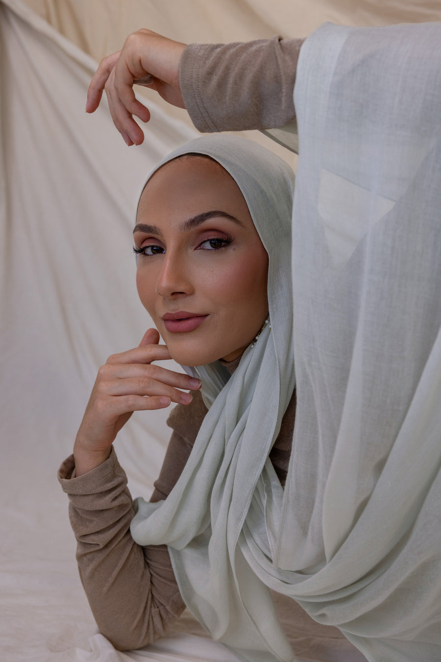 Silver Modal Hijab | Affordable Vela Modal Hijab Collection