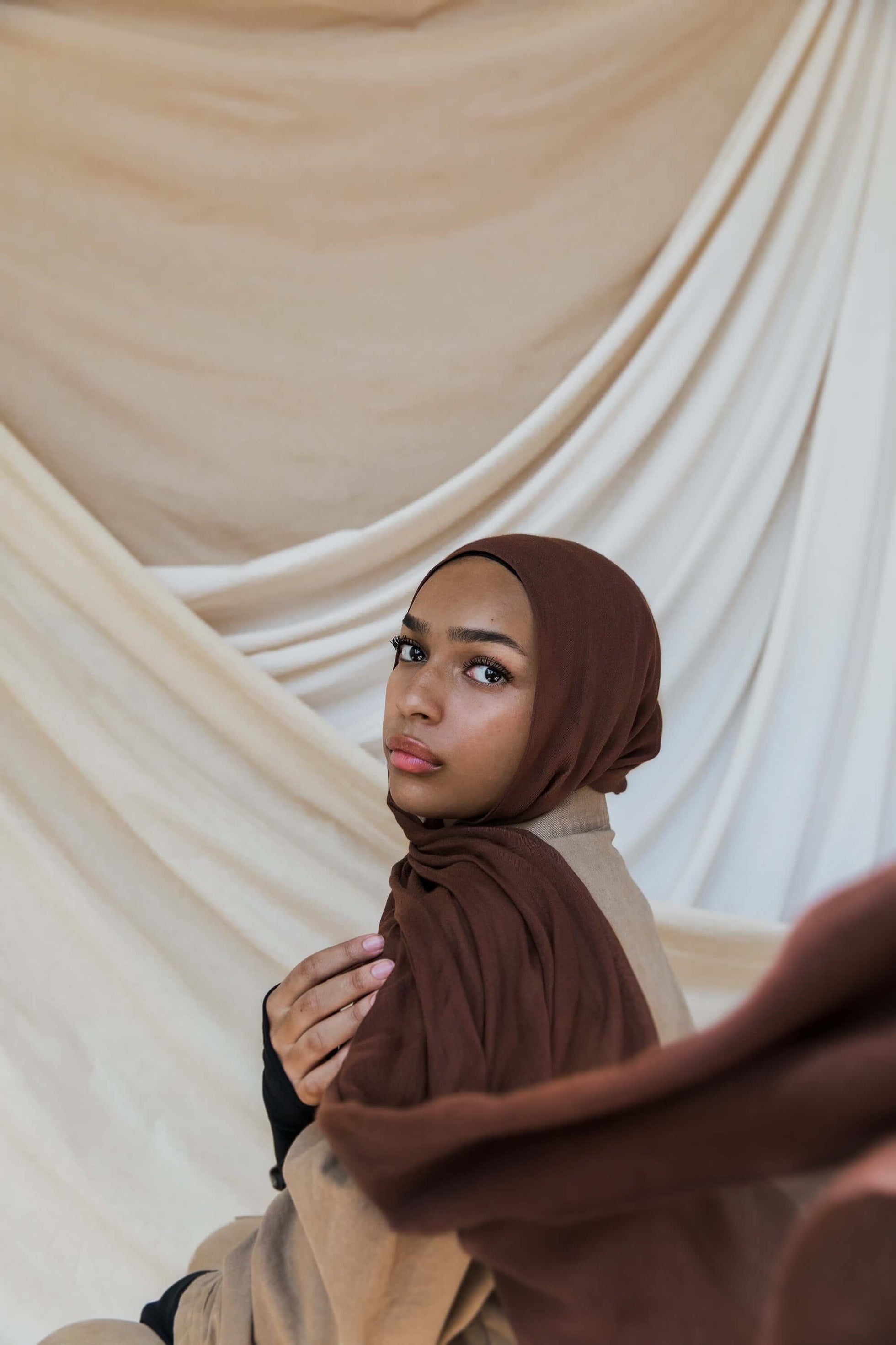 Walnut Brown Hijab - Elegant & Versatile Accessory – Vela